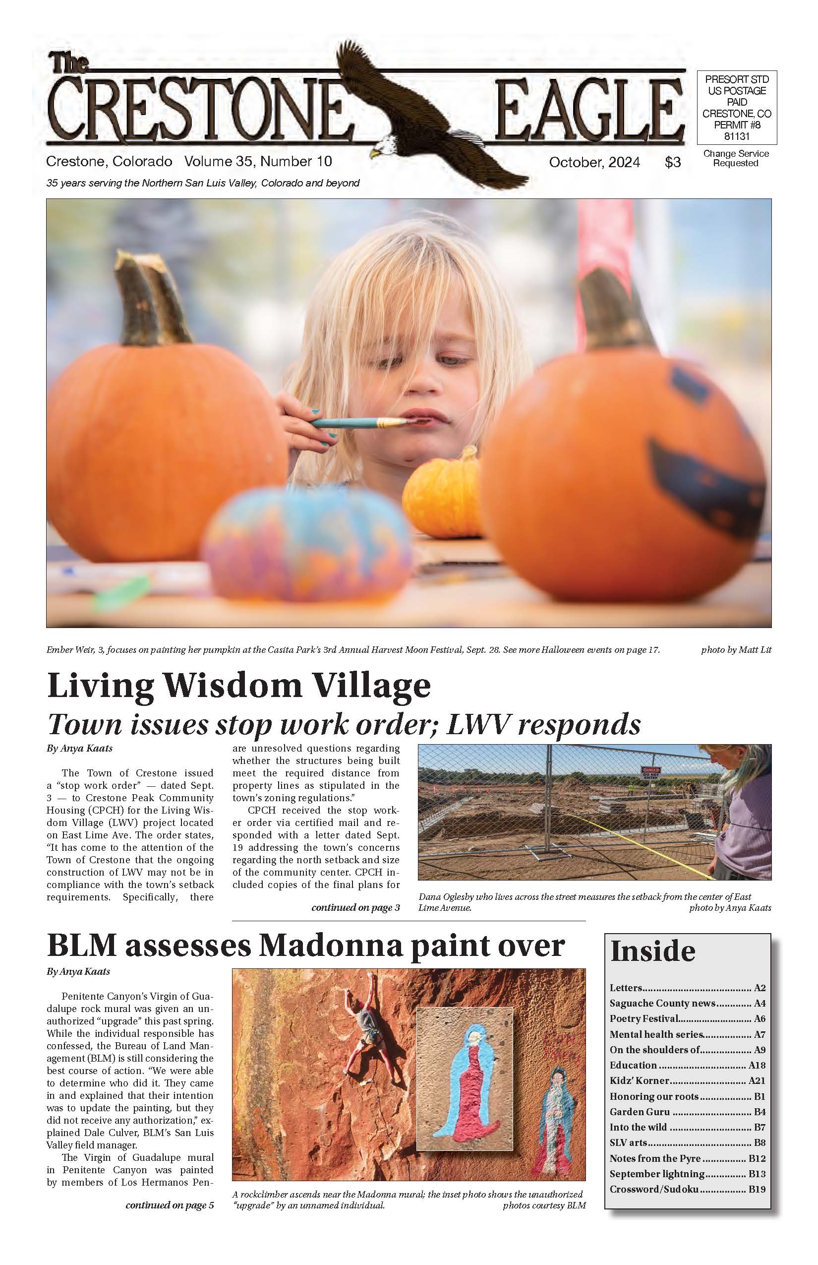 Crestone Eagle: October 2024 Download | The Crestone Eagle